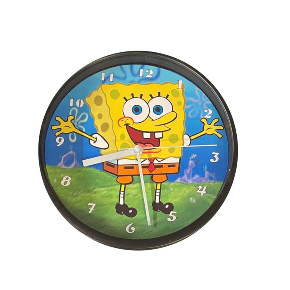 Accents | Sponge Bob 9 Wall Clock | Poshmark